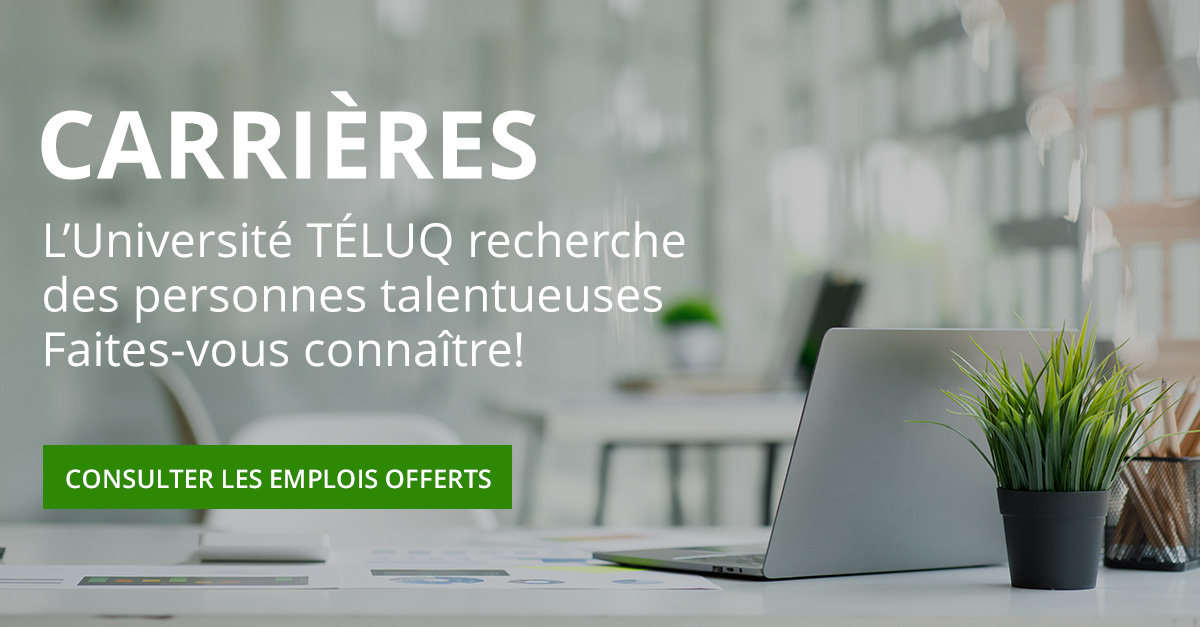 Carrières | Université TÉLUQ - Formation à distance